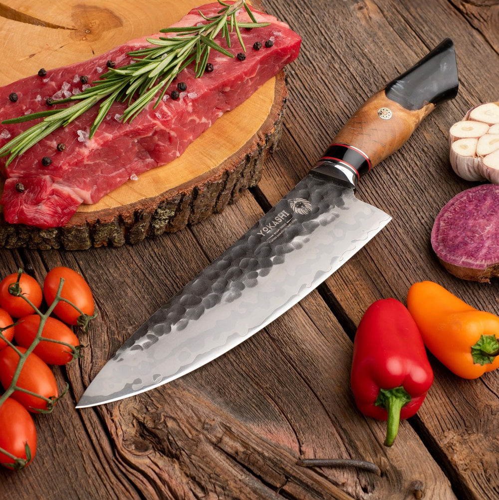 8 Inch Chef Knife | 440C Steel Knife - Yokashi Knives
